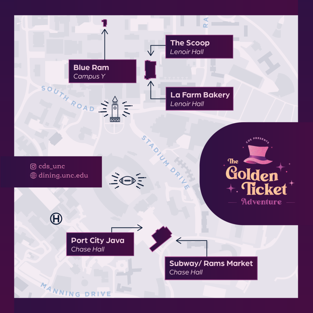The Golden Ticket Adventure - Carolina Dining Services